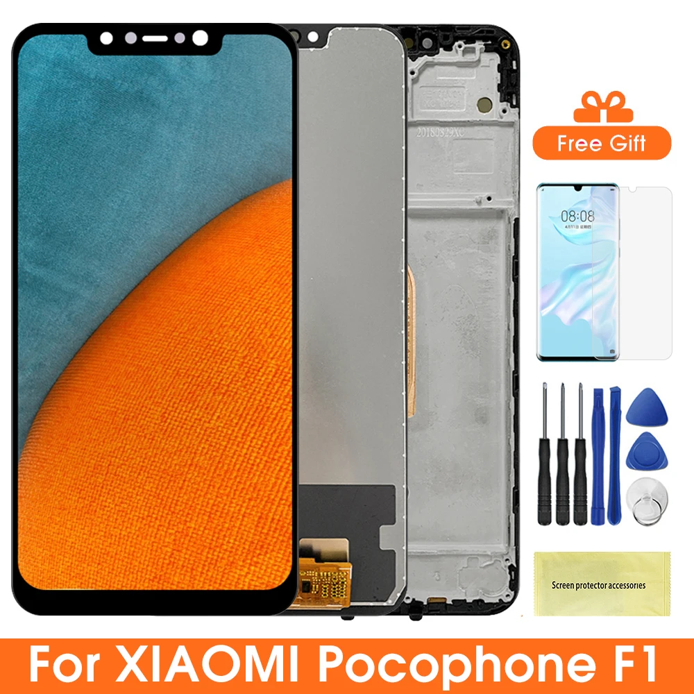 Poco-F1-LCD-Display-Screen-for-Xiaomi-Pocophone-F1-Lcd-Display-Touch-Screen-Digitizer-Assembly ...