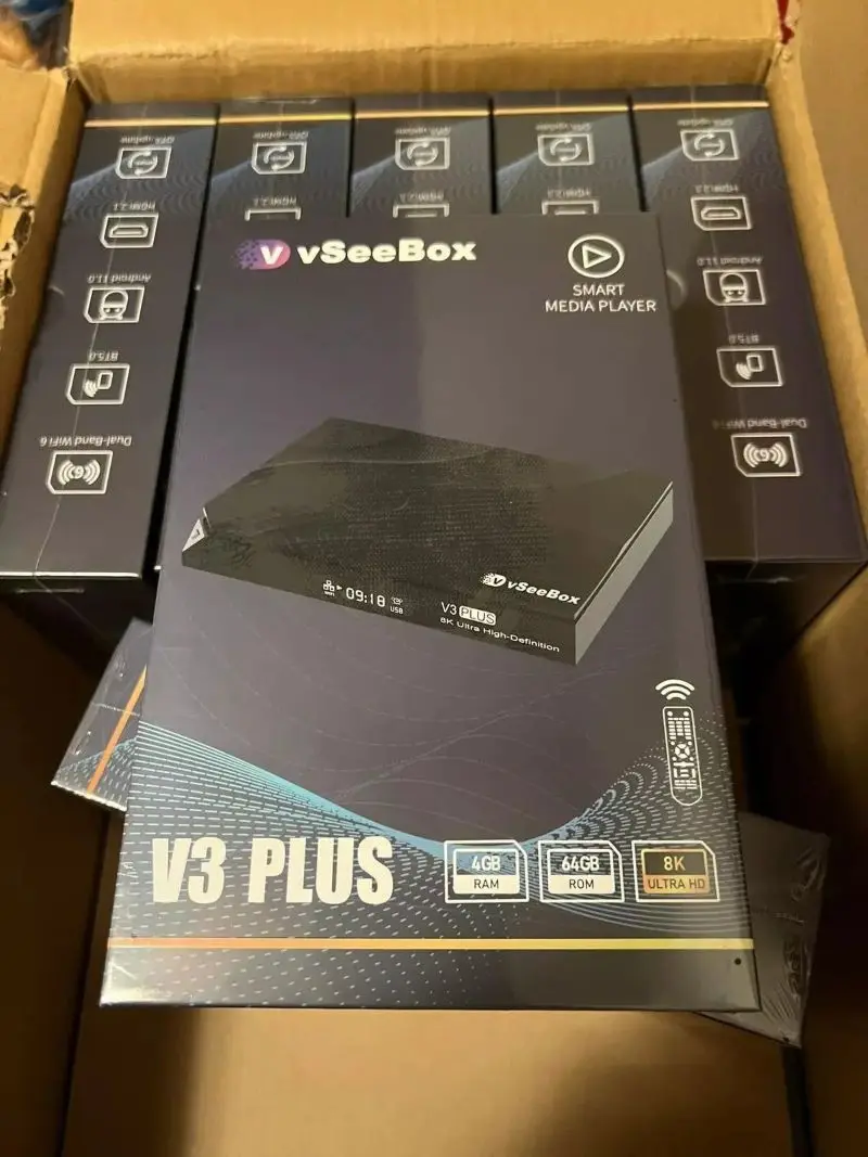 Vsee Box VSeeBox V3 Plus Android TV Box (2025 Upgrade) | Latest Version ...