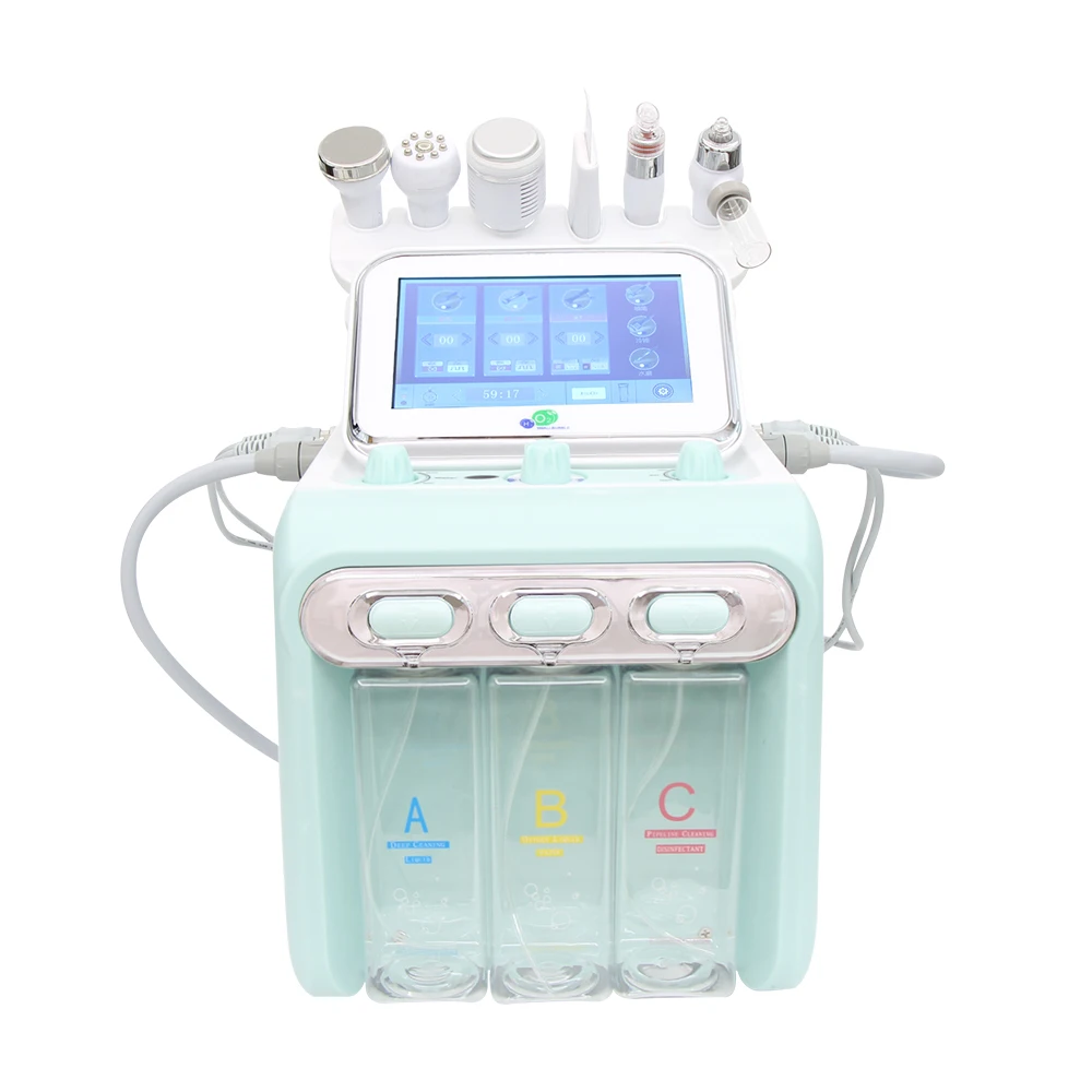 6 in 1 H2O2 Hydro facial Machine, Lifting Face, Deep Cleaning Device ...