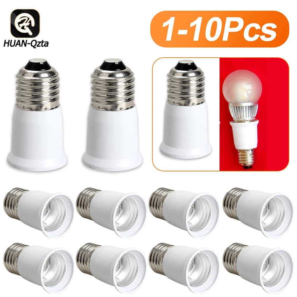 1-10Pcs-E27-to-E27-Extension-Base-CLF-LED-Light-Bulb-Lamp-Adapter ...