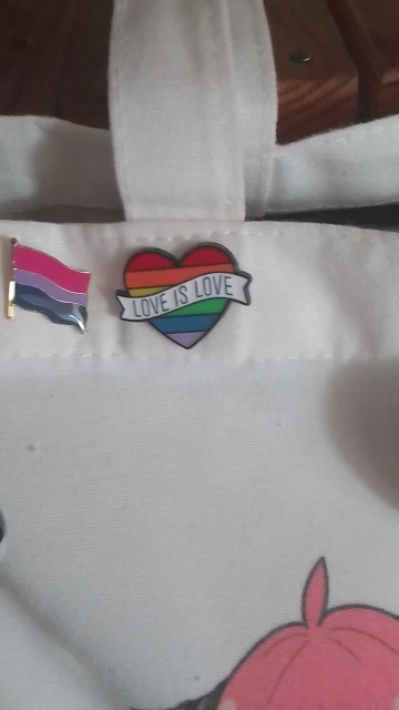 Love is Love Rainbow Heart Enamel Pin – PrideBooth