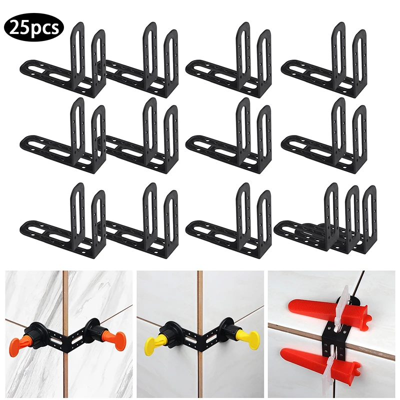 25PCS-Tile-Leveling-Angle-System-Clips-For-Floor-Wall-Leveler-Tile ...