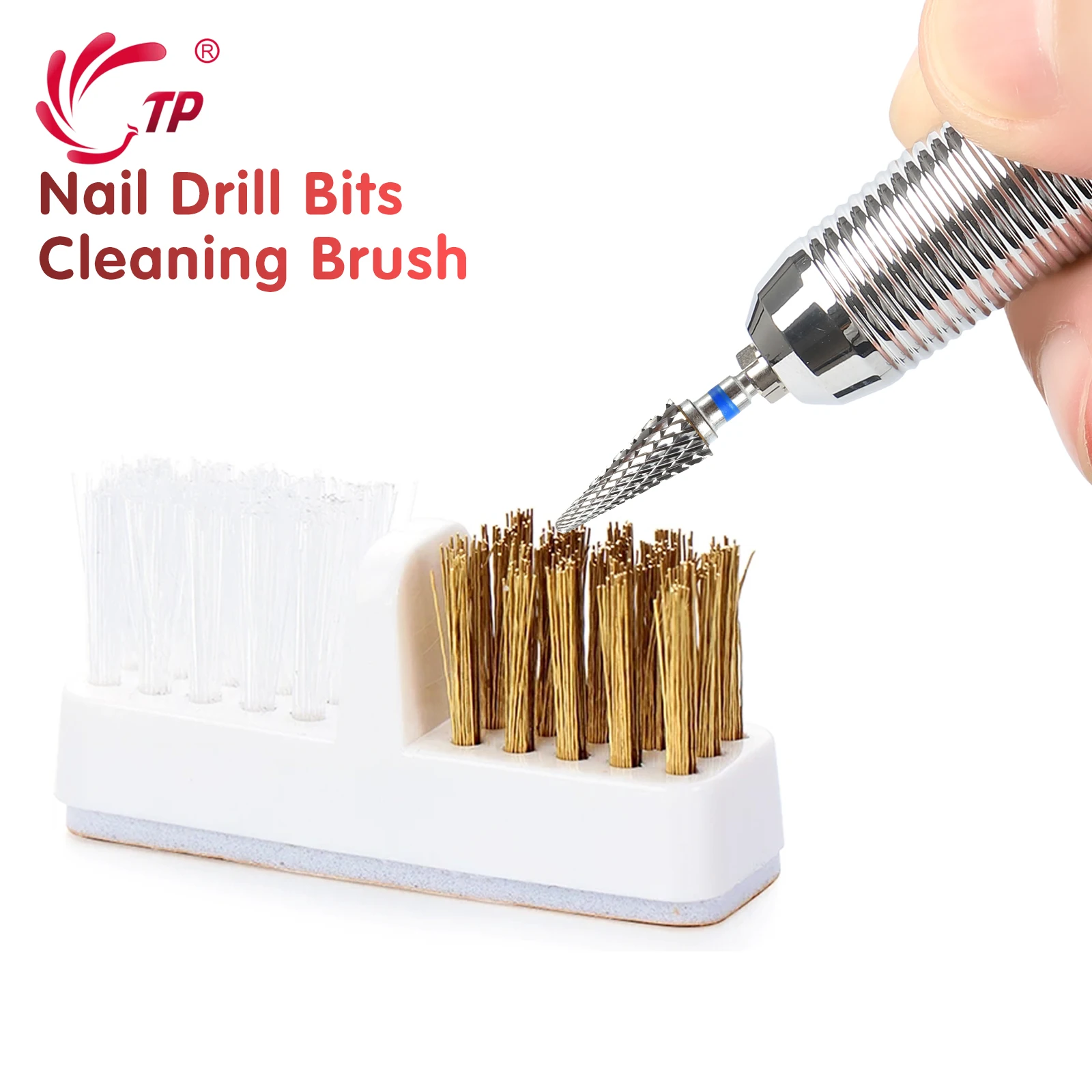 Nail-Drill-Bit-Brush-Plastic-Copper-Wire-Cleaning-Drill-Grinding-Head ...