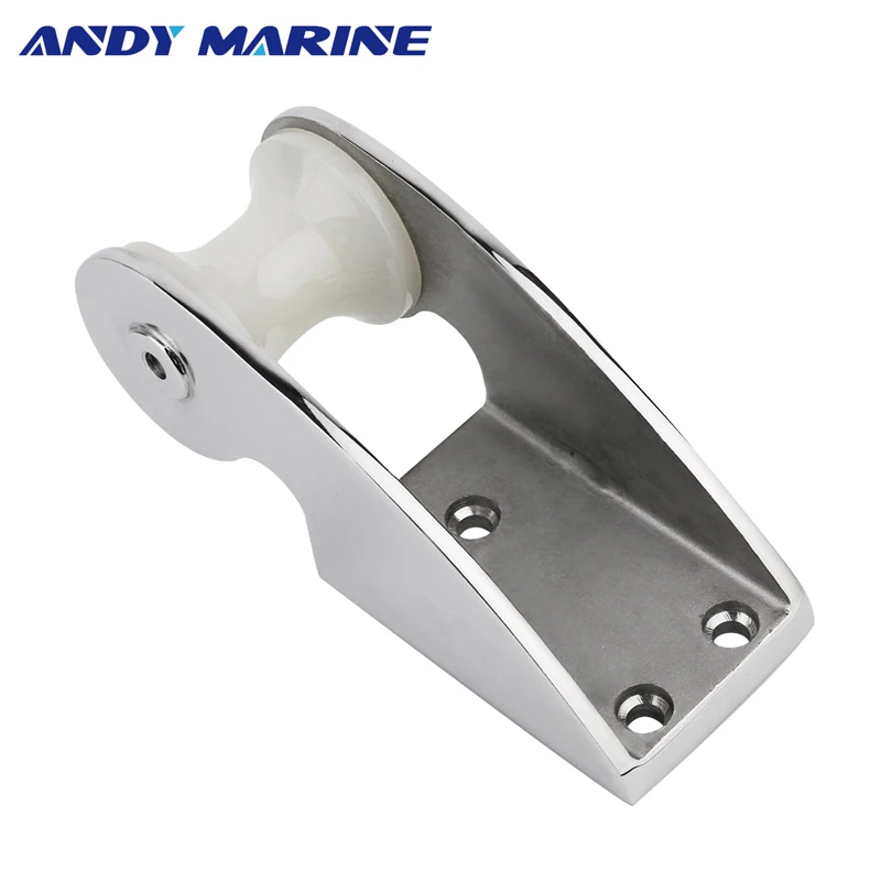 Boating-Accessorios-316-Stainless-Steel-Marine-Hardware-Heavy-Bow-Roller-Bracket-Rubber-Roller ...