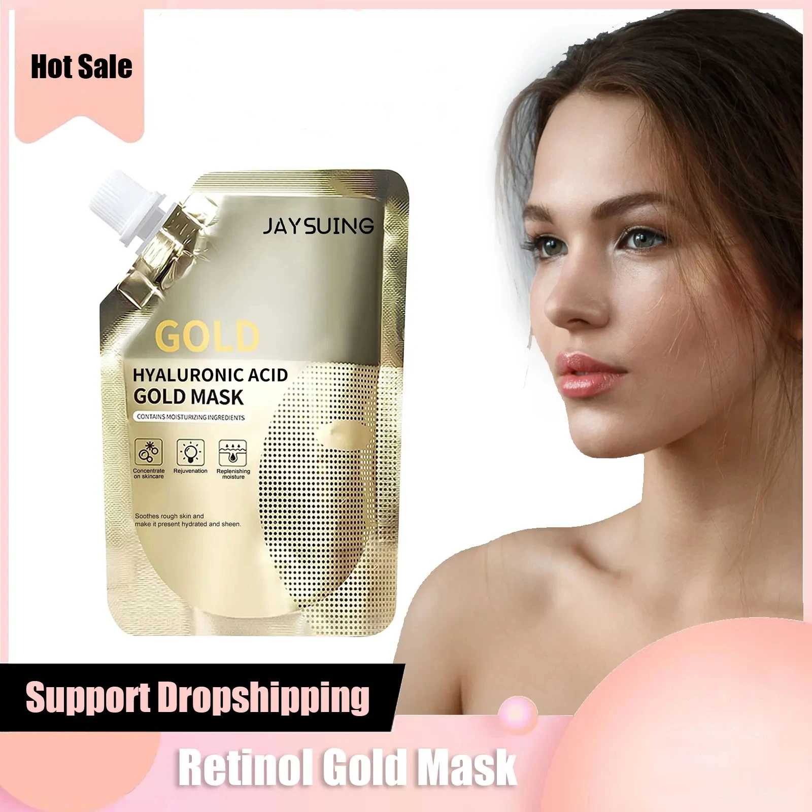 Retinol-Gold-Mask-Anti-A-ging-Lifting-Firming-Oil-Control-Deep-Clean ...