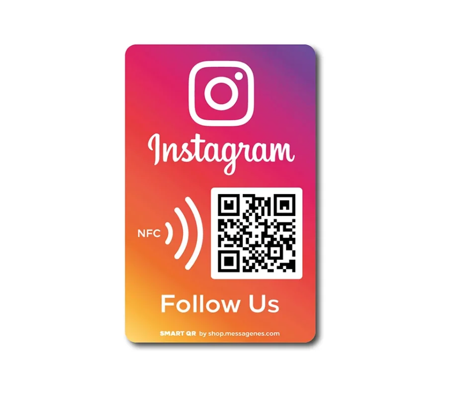 Personalizzato-INS-NFC-QR-Code-Sign-Business-Media-Sign-QR-Code-Sign ...