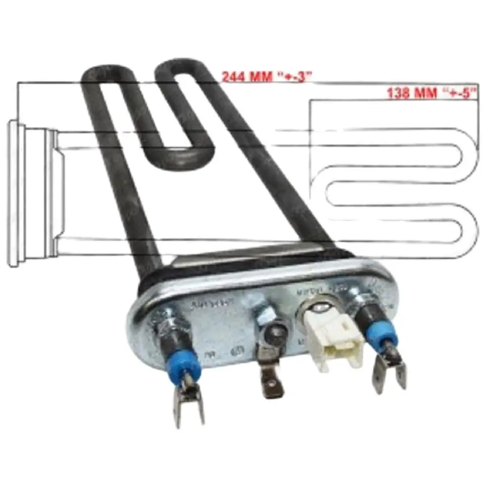 Bosch & Siemens 1950W Thermowatt Heating Element for Washing Machine ...