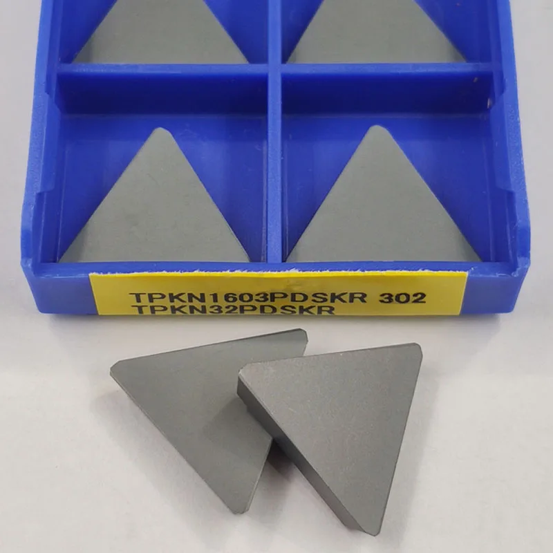 10pcs TPKN1603PDSKR 302 TPKN1603 PDSKR TPKN 1603 PDSKR Carbide Milling ...