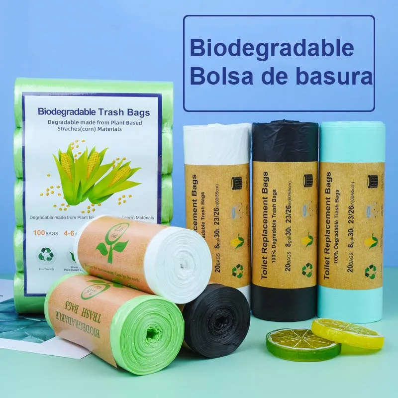 Bolsa-de-basura-Biodegradable-engrosada-agrandada-almid-n-Degradable ...