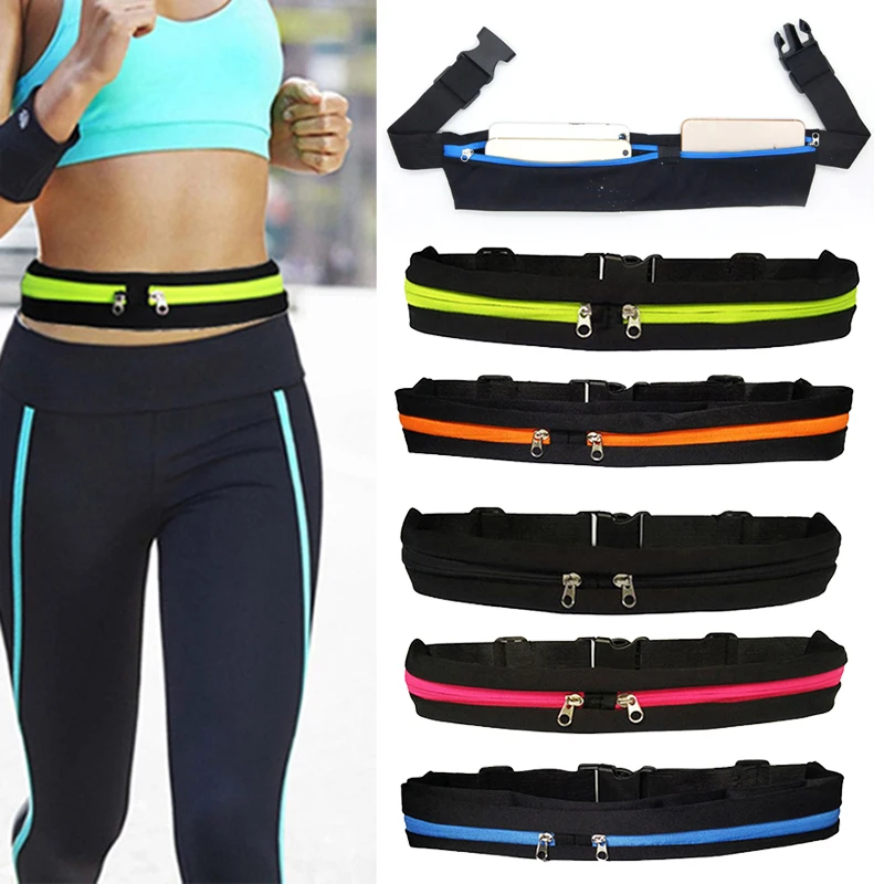 Running-Waist-Bag-Sports-Bag-Pocket-Running-Cycling-Jogging-Waist-Belt ...