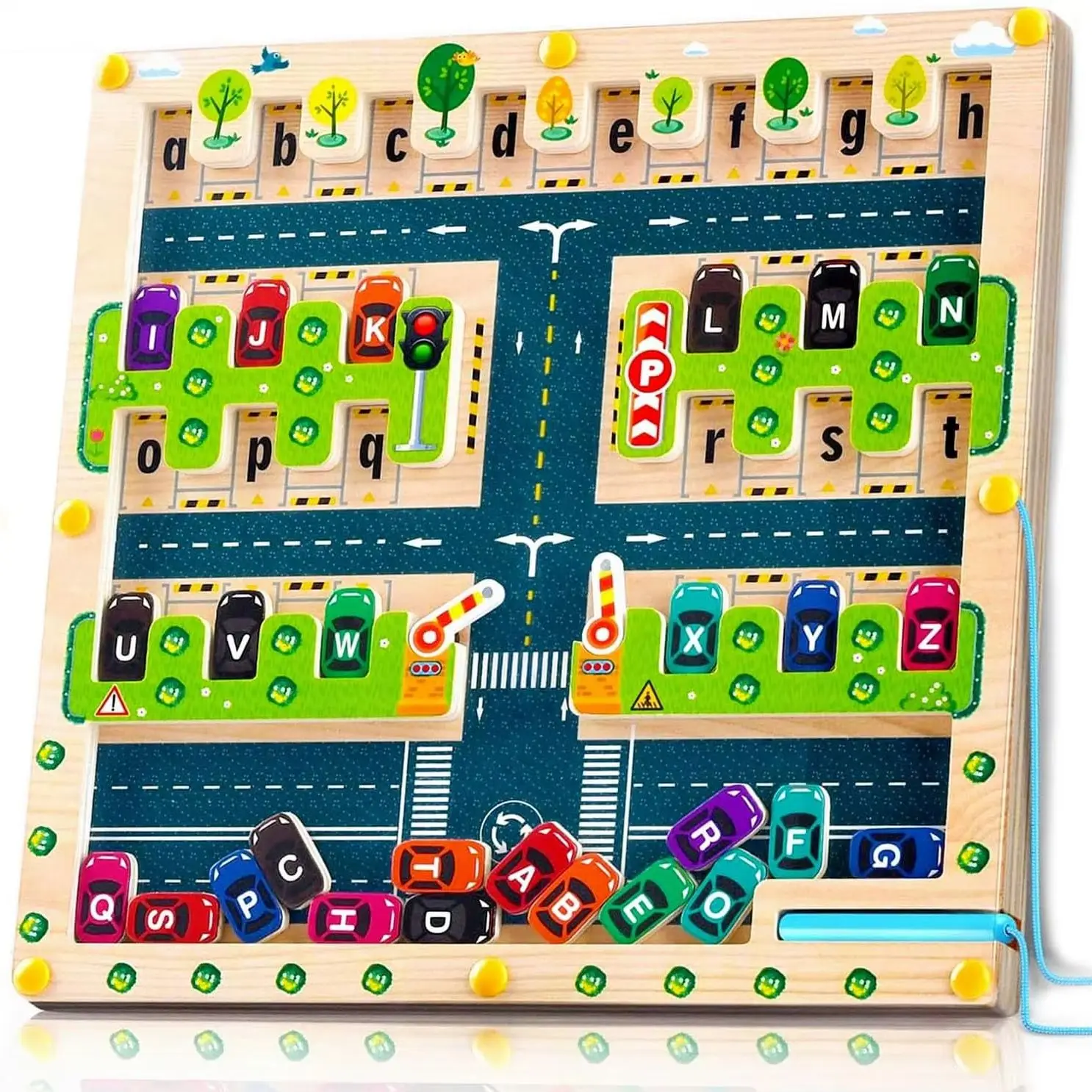 Labyrinthe-de-lettres-de-l-alphabet-magn-tique-pour-enfants-puzzle ...