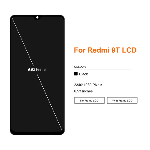 الأصلي لـ Xiaomi Redmi 9t LCD شاشة تعمل, 40% OFF