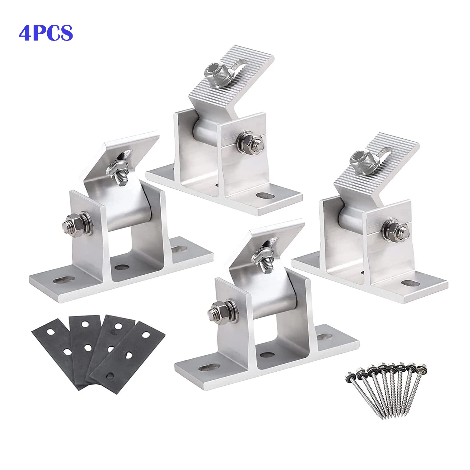 4Pcs-Adjustable-Solar-Panel-Mounting-Bracket-Kit-Tile-Photovoltaic ...