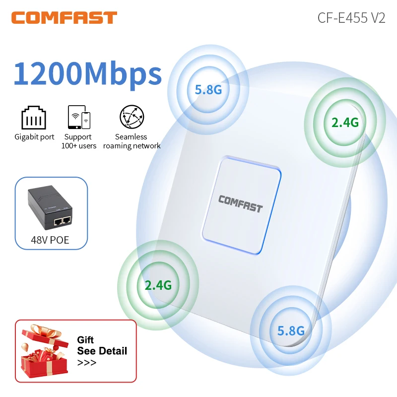 Dual-Band-WiFi-Access-Point-Repetidor-interior-teto-repetidor-Wi-Fi ...