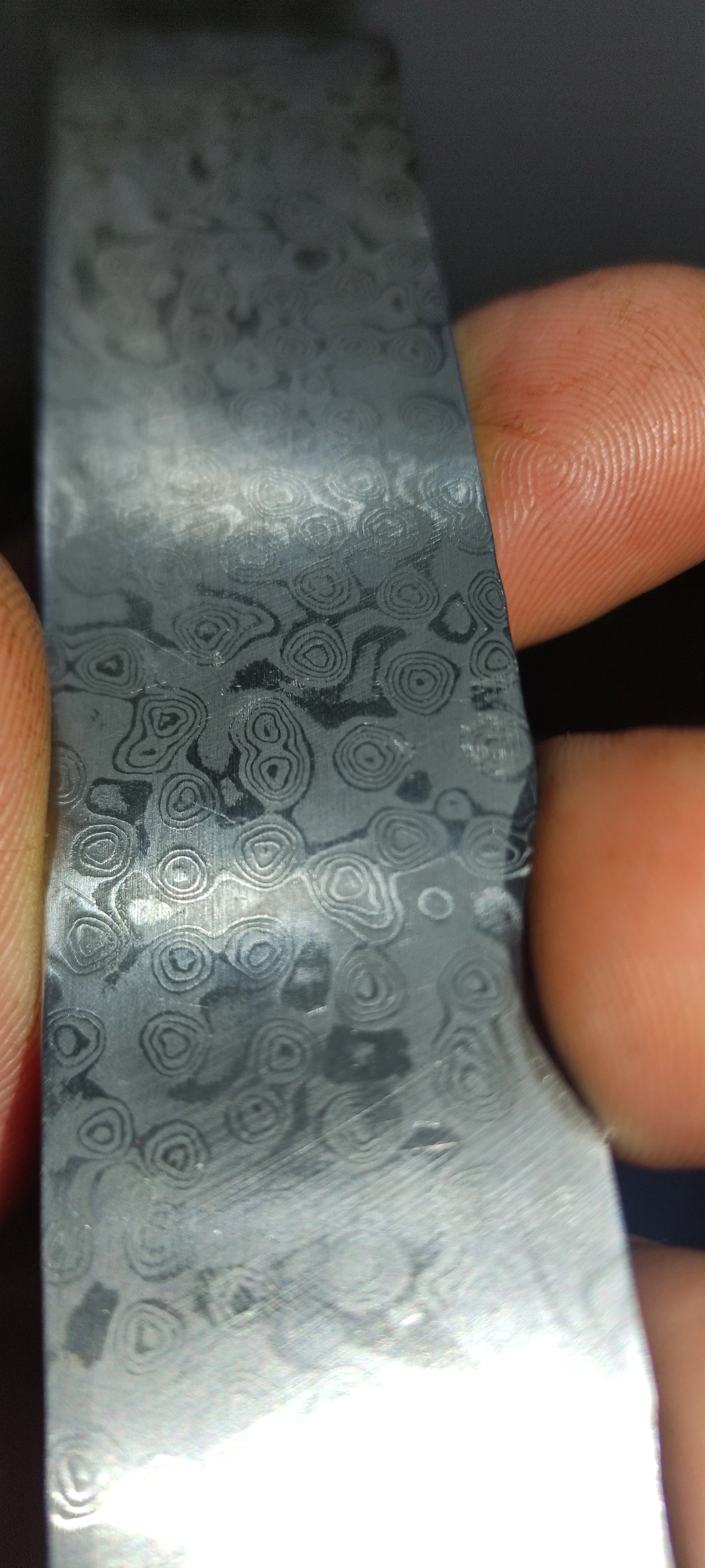 Заготовка для лезвия ножа из дамасской стали с волнообразным узором, 1 ...