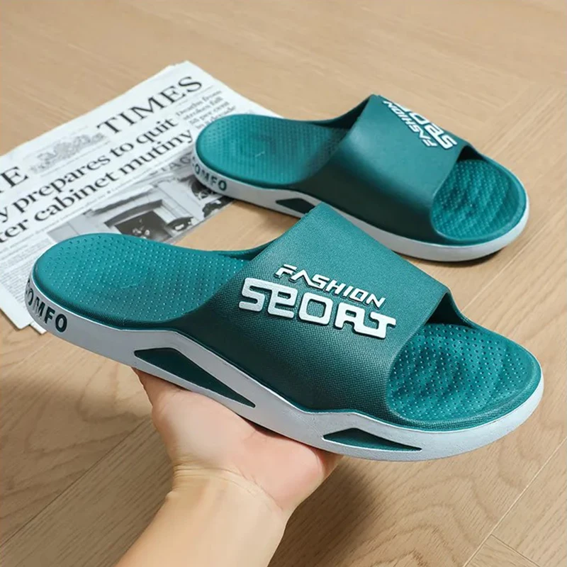 Summer Fashion Slippers For Men Sport Outdoor Sandals Bathroom Non-skid ...