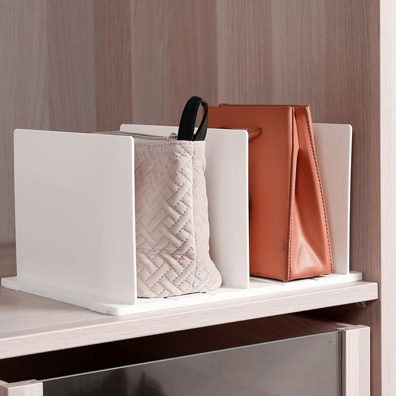 Removable Wardrobe Divider Handbag Storage Box Desktop Adjustable Book ...