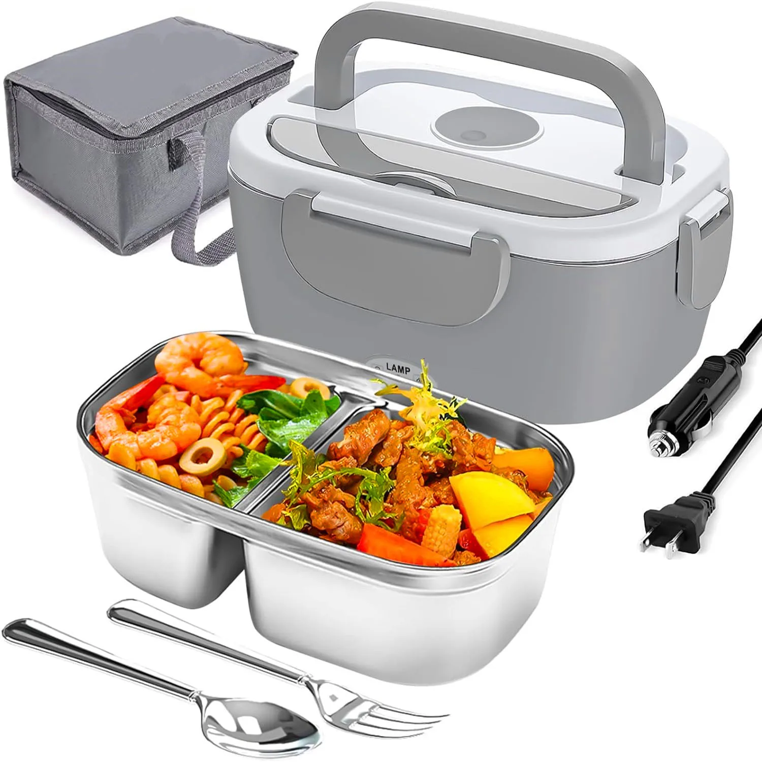 Portable-Electric-Heated-Lunch-Box-80W-Stainless-Steel-Detachable-1-5L ...