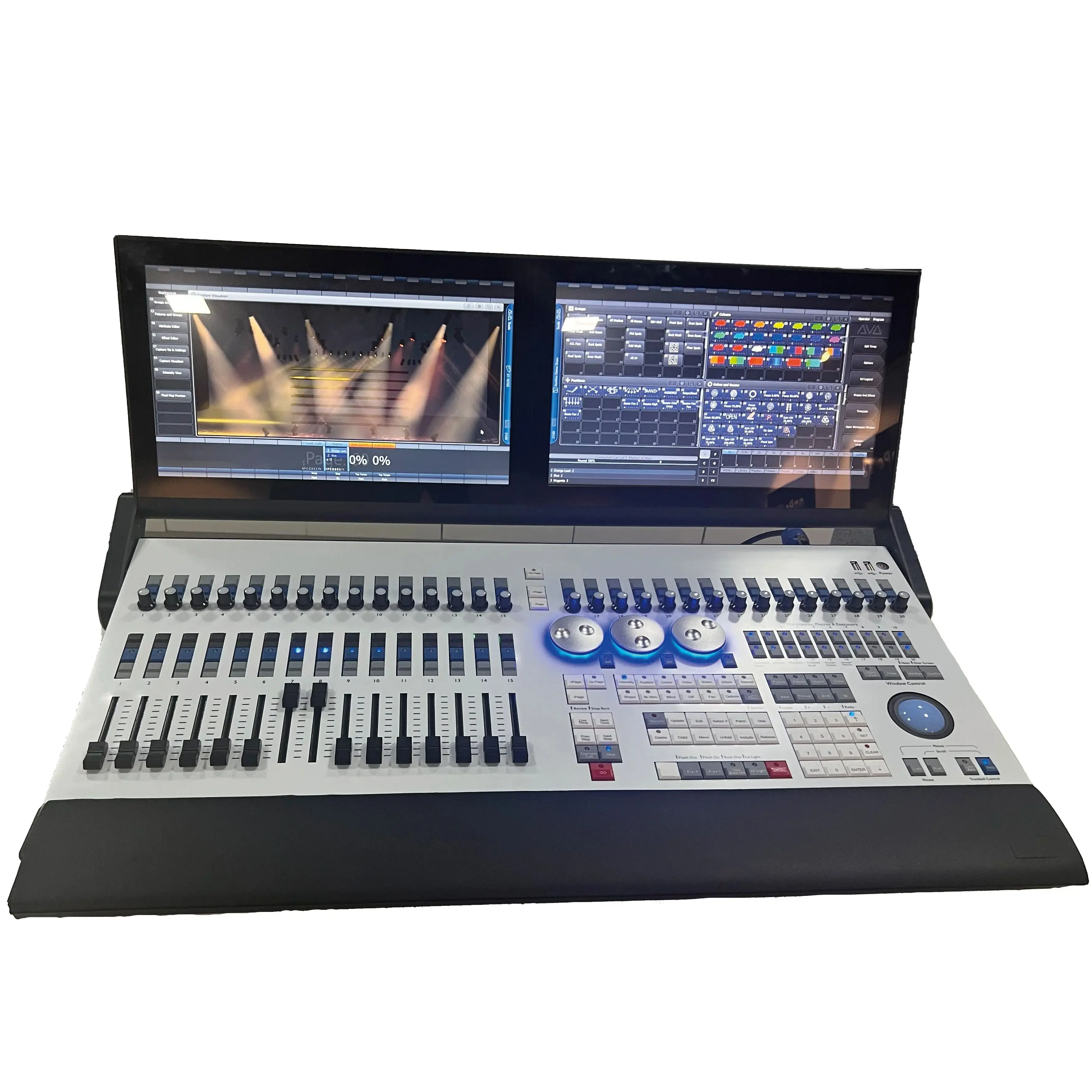 Stage-Light-Console-sapphire-compact-Tiger-touch-titan-DMX-512-electric ...