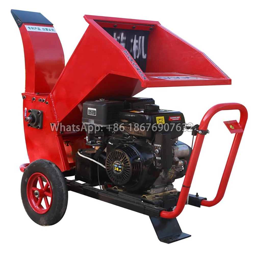 Wood-Log-Branch-Wood-Chipper-Shredder-Portable-Hydraulic-Chipper ...