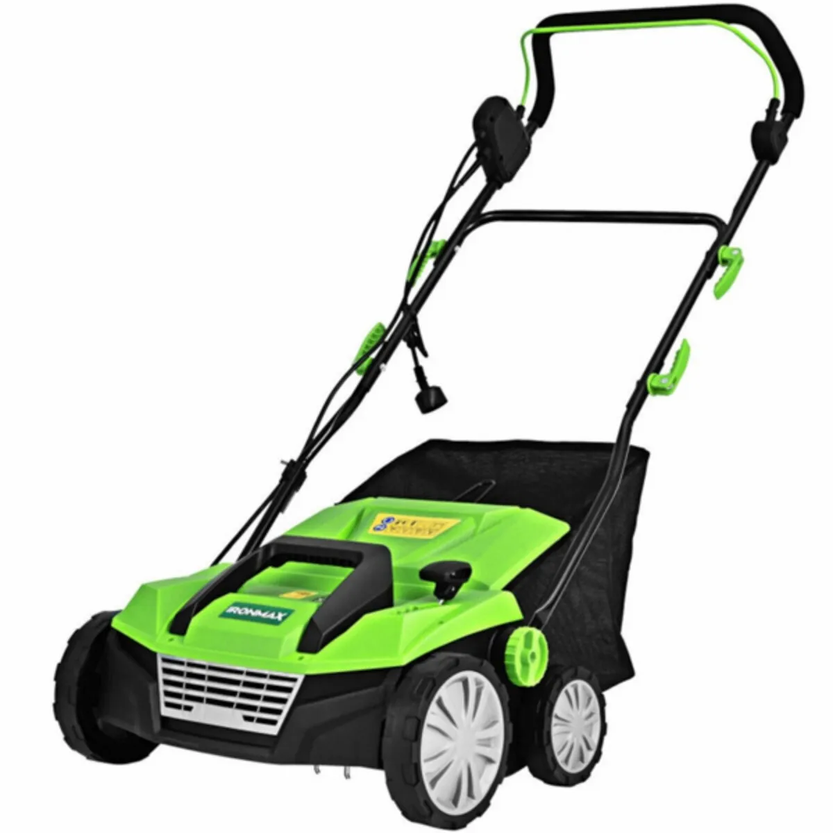 15" Electric Lawn Dethatcher w/ 50L Collection Bag Multifunctional ...