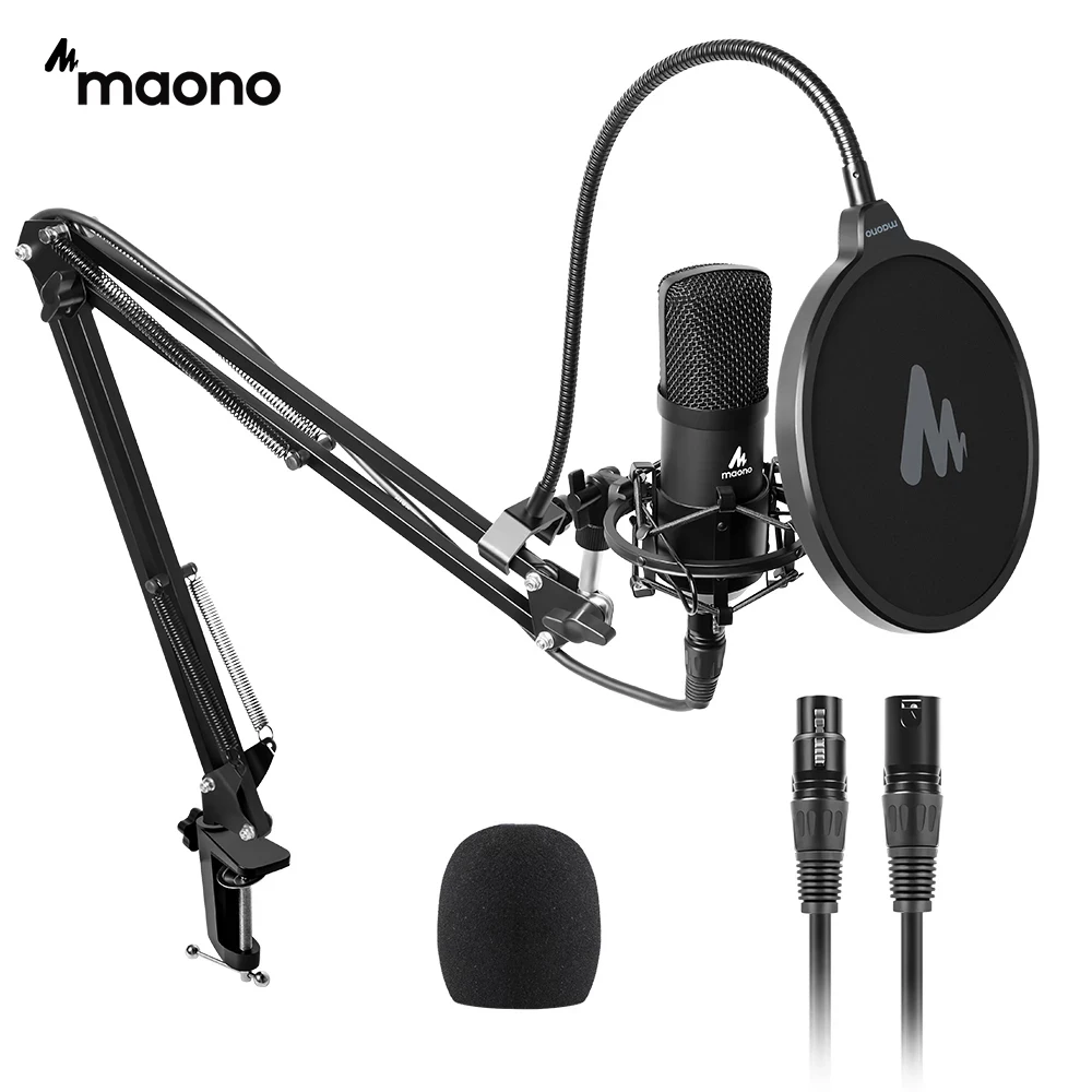 Maono-XLR-Condenser-Microphone-Professional-Studio-Cardioid-Mikrofon ...