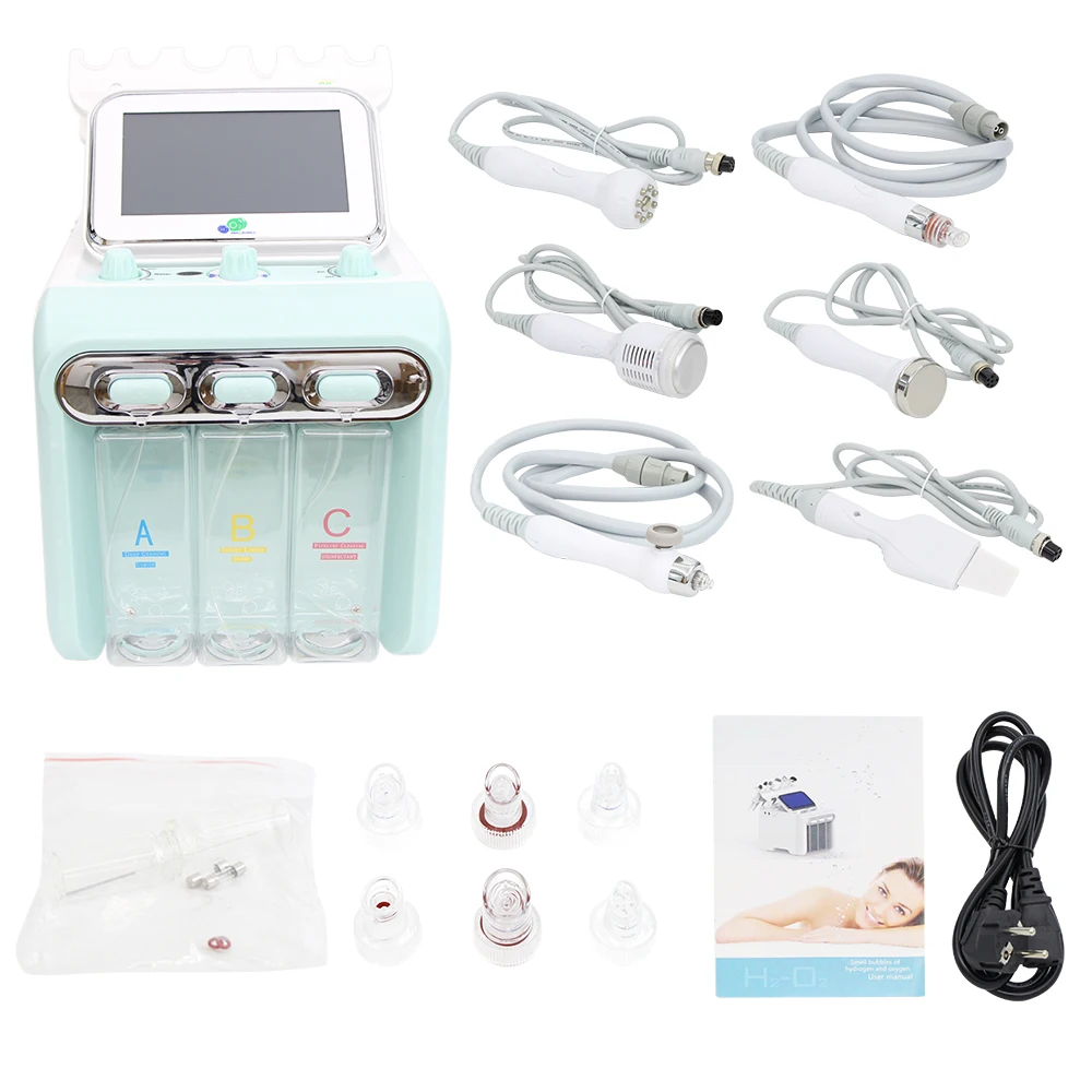 6 in 1 H2O2 Hydro facial Machine, Lifting Face, Deep Cleaning Device ...