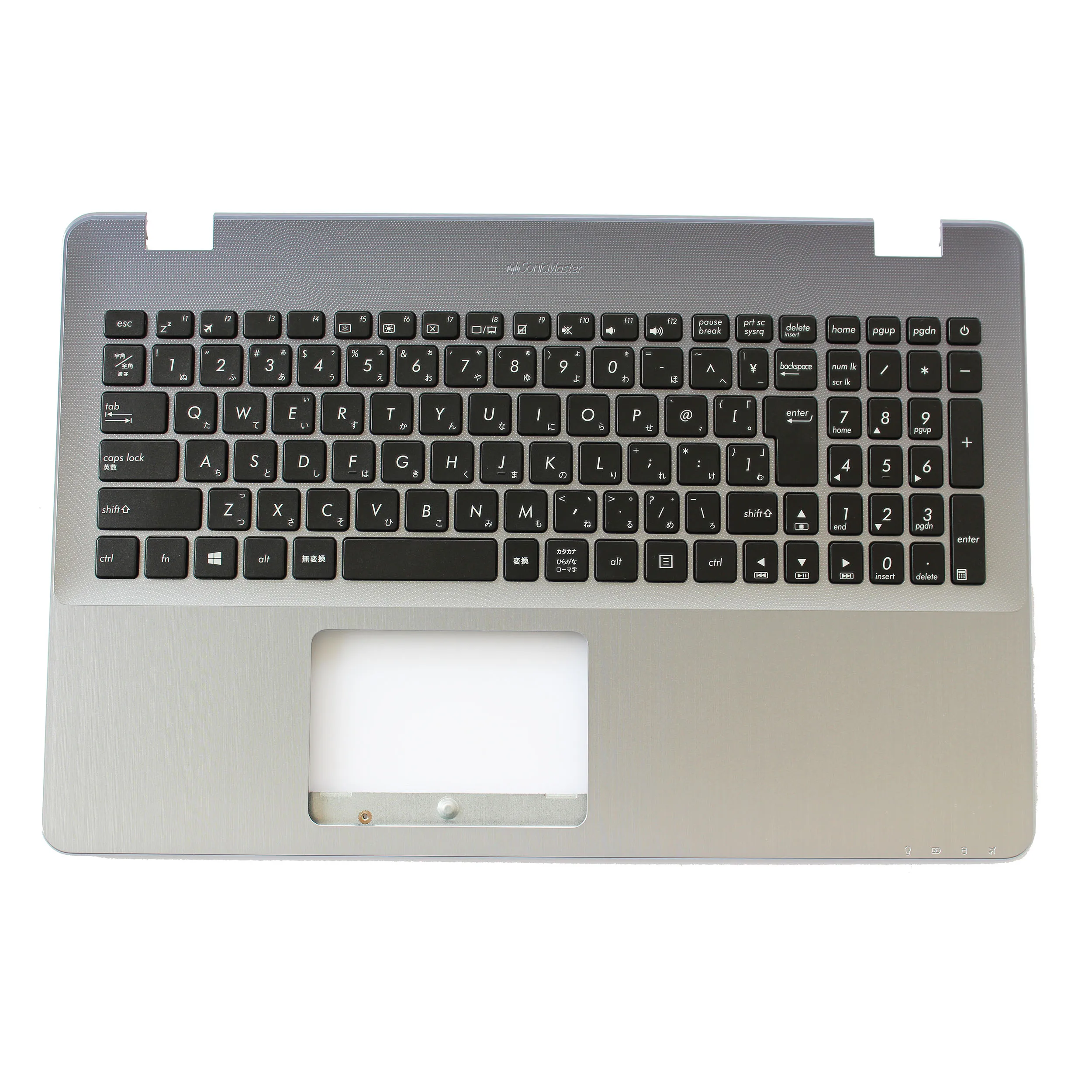 New Japanese Keyboard With Silver Grey Palmrest Case Upper Cover For ...