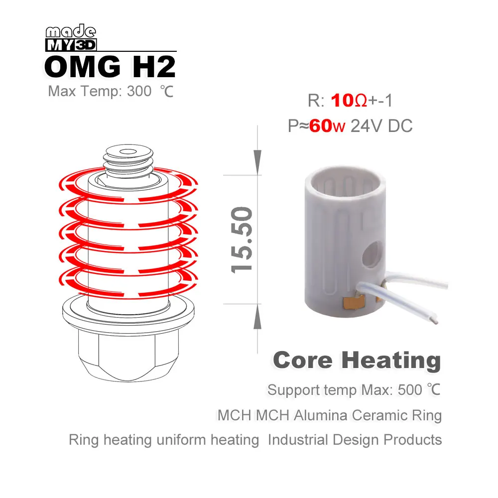 Omg H2 Hotend Kit Hot End Update Ender 3 V2s Direct Drive - 3d Printer ...