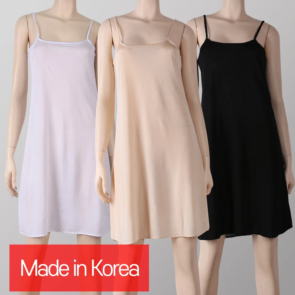 CALL-RA-S-Korea-domestic-viscose-rayon-women-s-string-long-slip-1-piece ...