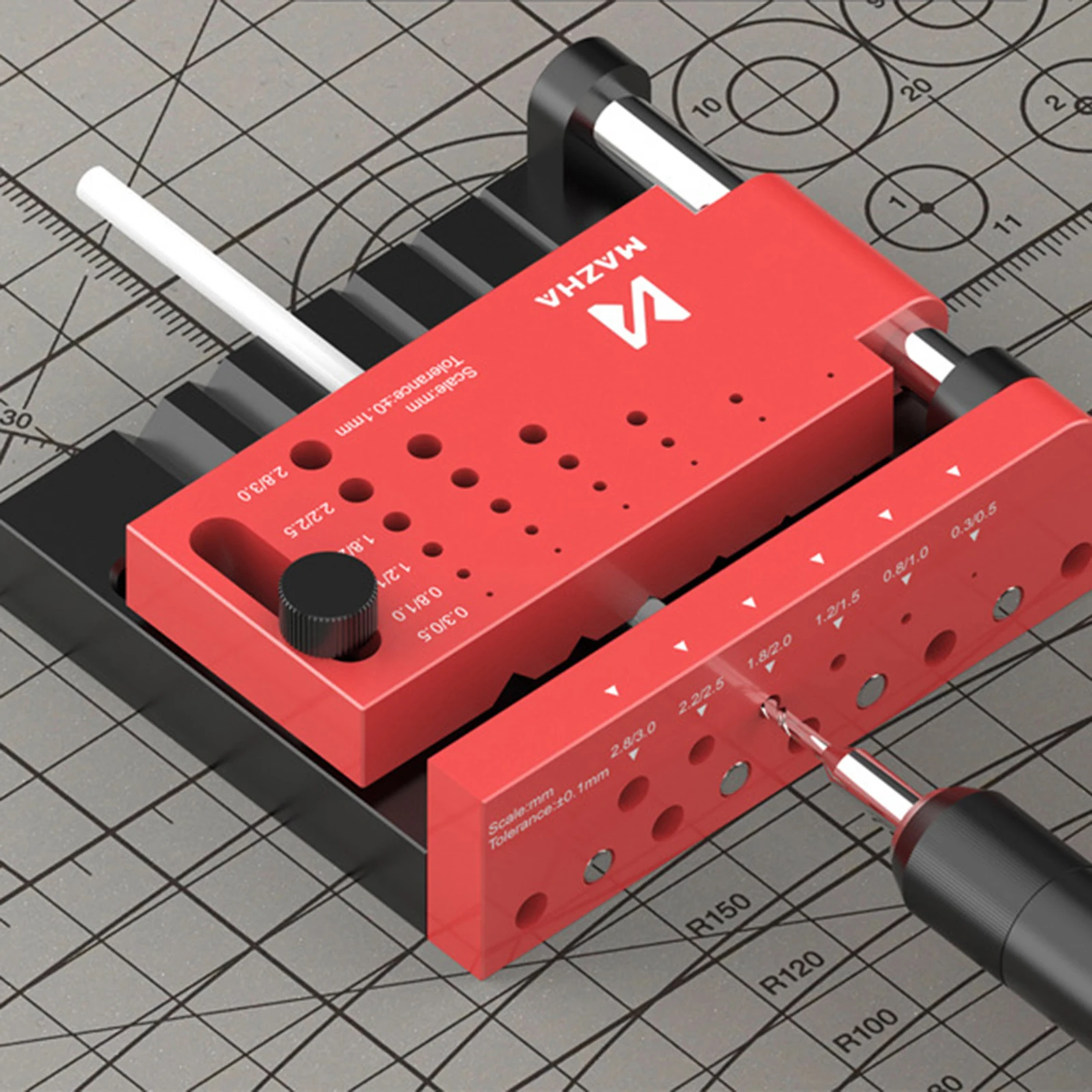Doweling Jig Kit Self Centering Positioning Practical Metal Borehole ...