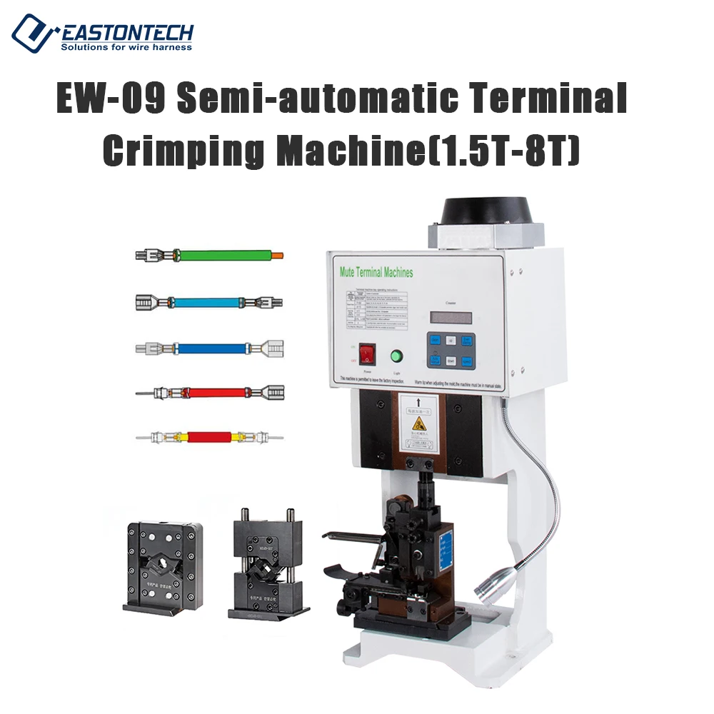 EASTONTECH EW-09 1.5T-9T Mute Crimp Terminal Machine Custom OTP ...
