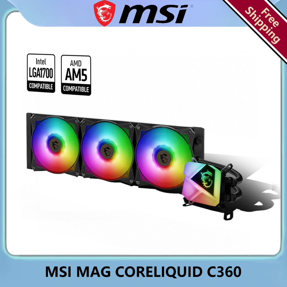 MSI MAG CORELIQUID C360 Integrated Water Cooling And Heat Dissipation ...