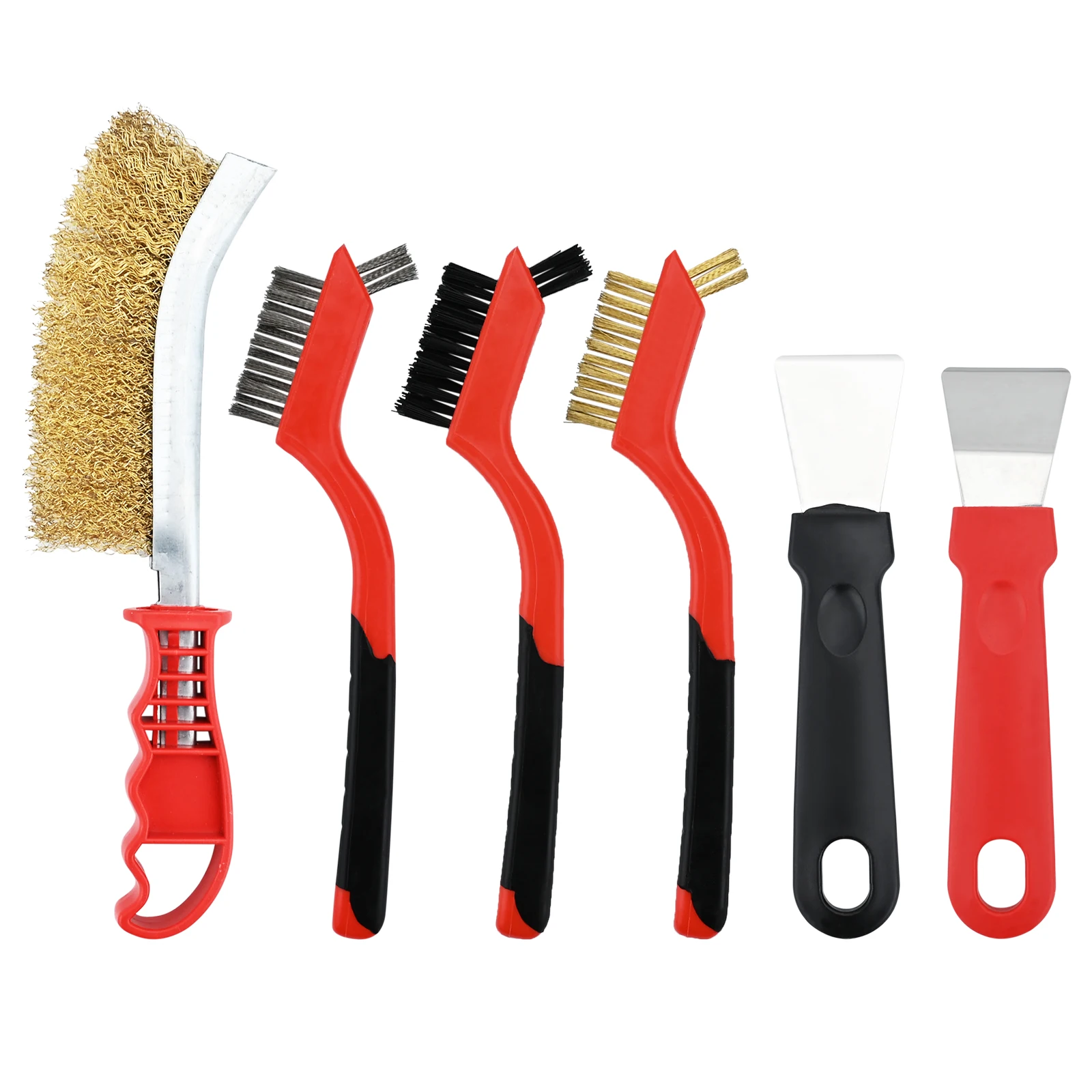 Pack-of-6-Steel-Nylon-Copper-Wire-Brush-Cleaning-Paint-Metal-Rust ...