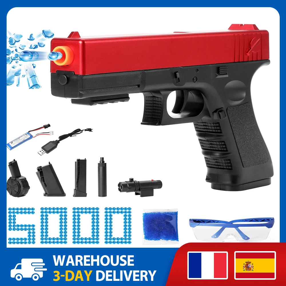 Electric-Manual-Water-Splatter-Ball-Toy-Gun-Outdoor-Games-CS-Paintball ...