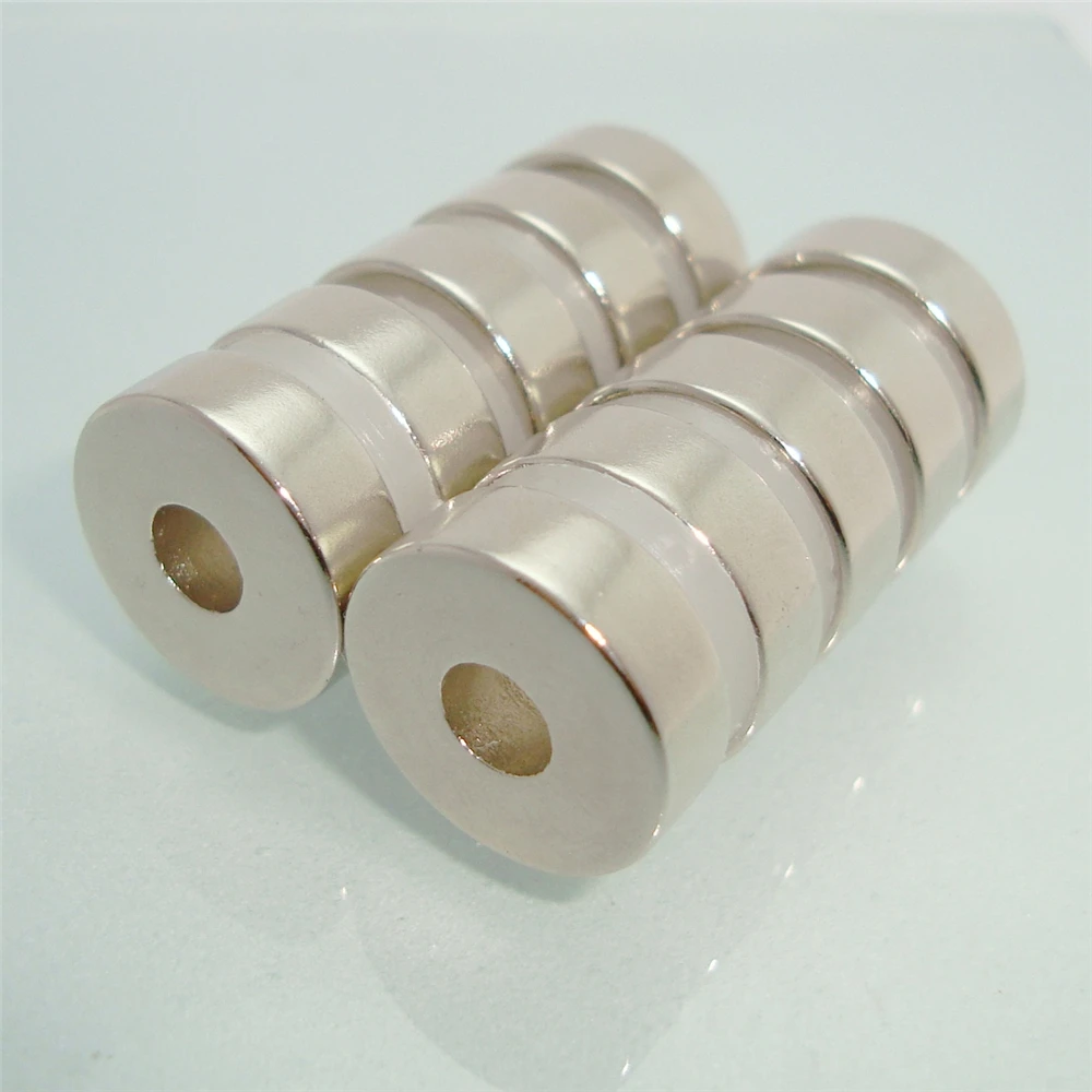 20PCS-Round-Strong-Neodymium-Magnetic-Ring-Magnets-With-Hole-Powerful ...
