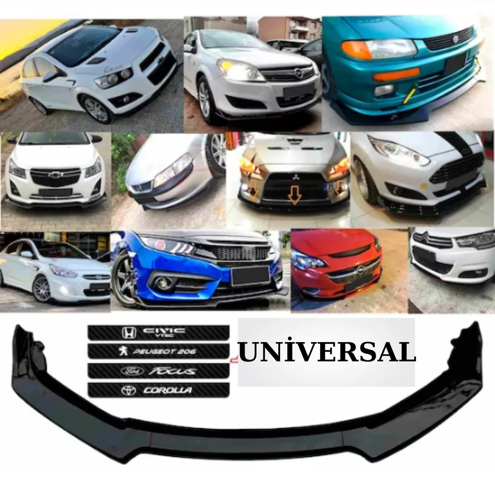 For Car Design front bumber lip can be applied to all Tools Universal 4 ...