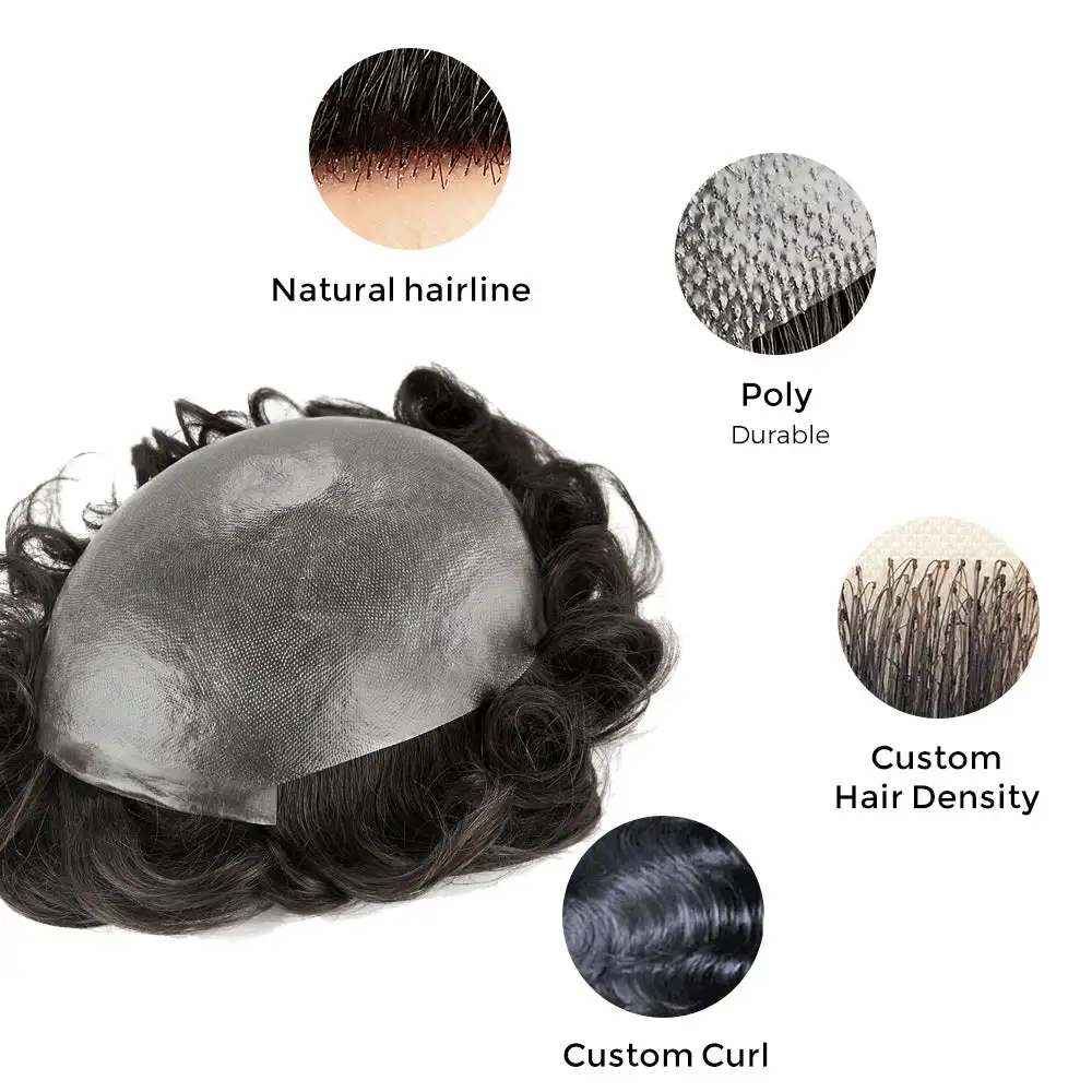 Real-Human-Hair-Systems-Breathable-Men-Toupee-0-02-0-03mm-V-Loop-Full ...