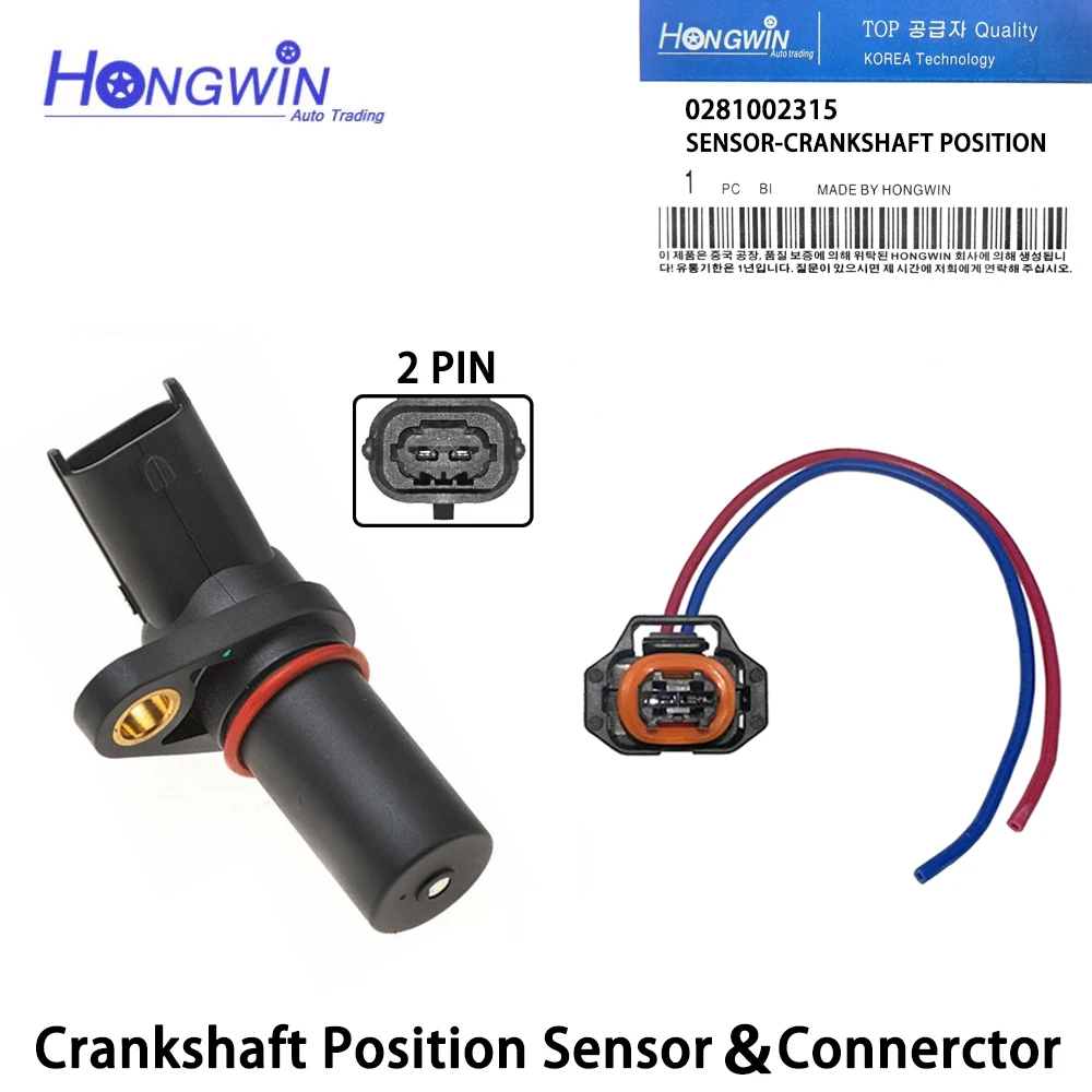 0281002315 Crankshaft Position Sensor Plug For Nissan Renault Trucks ...