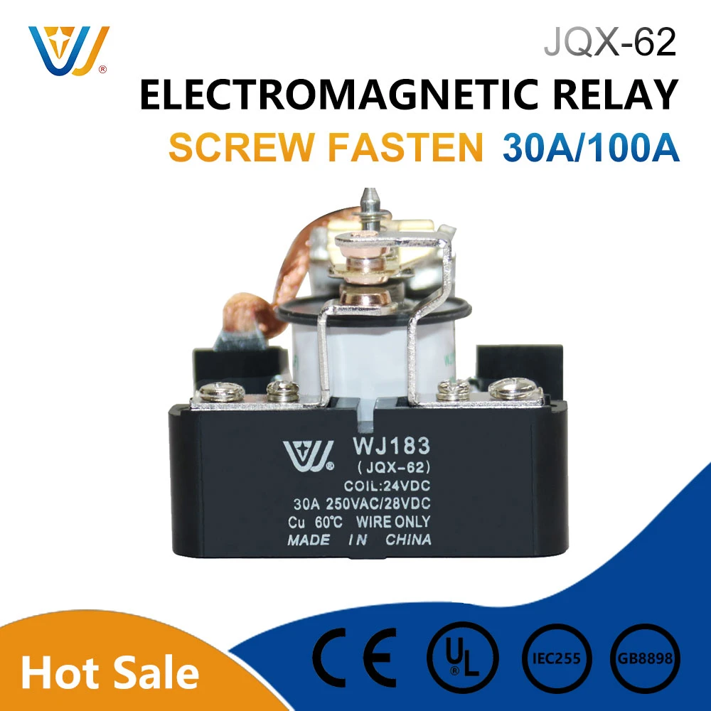 Wj183 / Jqx-62f Power Relays Coil General Purpose Relay Spdt Relais Dc ...
