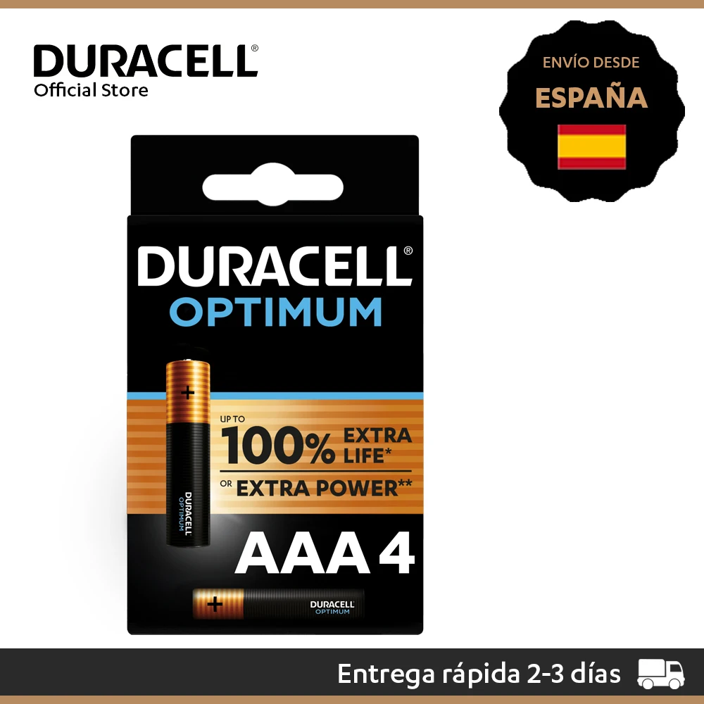 DURACELL-alkaline-battery-Optimum-AAA-LR3-1-5V-original-4-battery ...