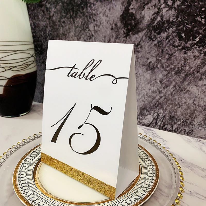 Numbers Cards Wedding