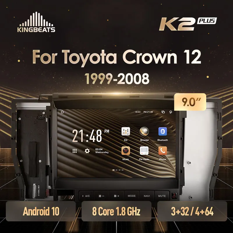 KingBeats-head-unit-For-Toyota-Crown-12-S180-1999-2008-Android-Octa ...