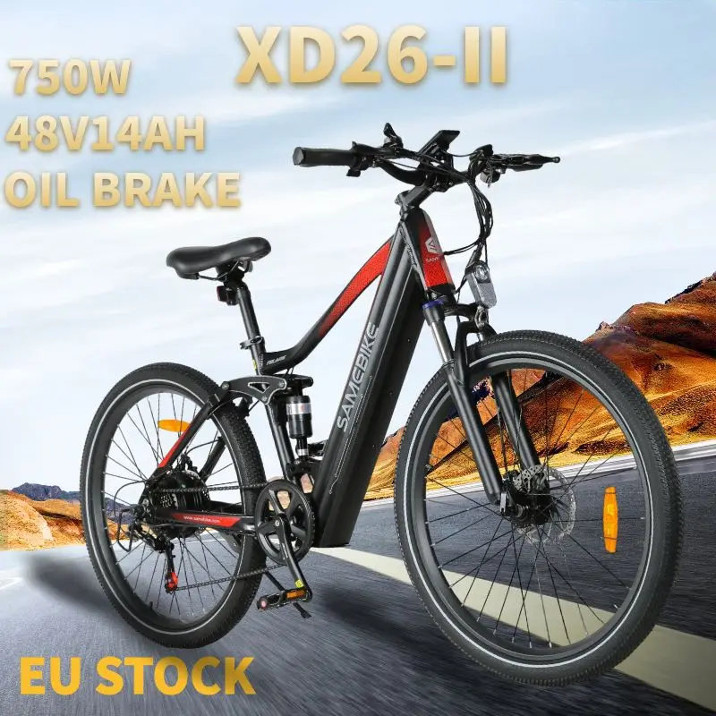2024-Samebike-New-Model-XD26-II-Electric-Bicycle-26-Mountain-Moped-750W ...