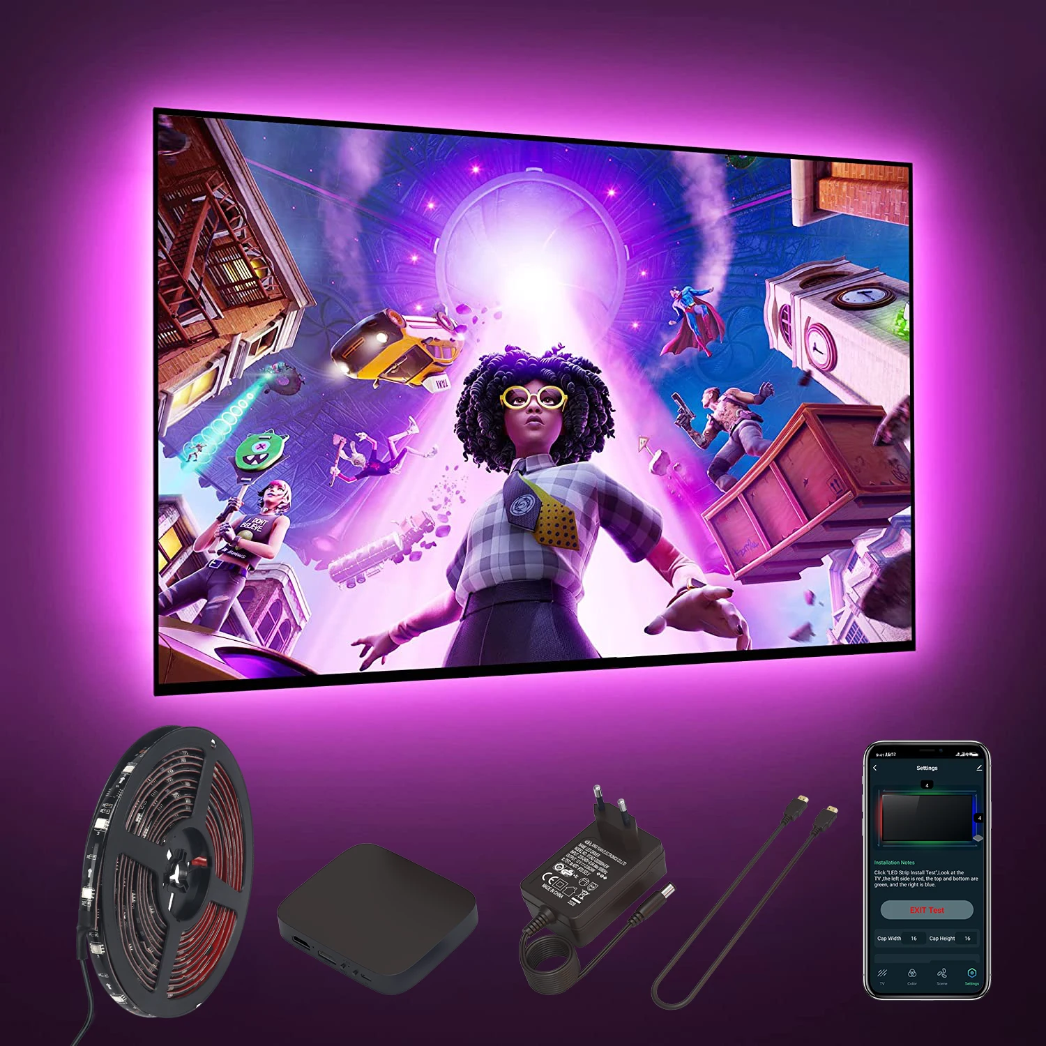 Smart-Ambient-Lighting-TV-Backlight-4K-Hdmi-2-0-Sync-Box-Led-Strip ...