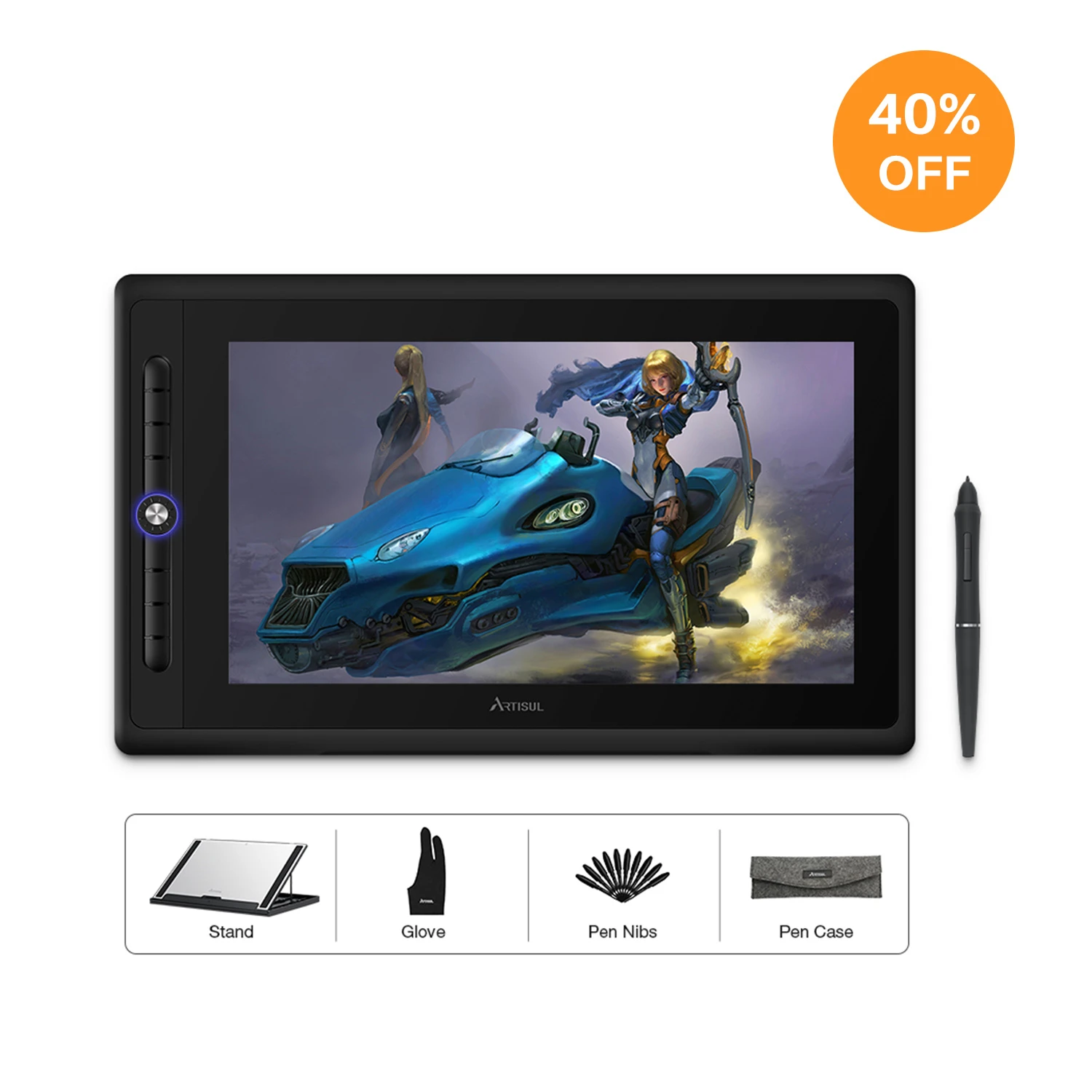 Artisul D16 Pro 15.6 Inch Graphic Tablet Digital Drawing Pad Monitor ...
