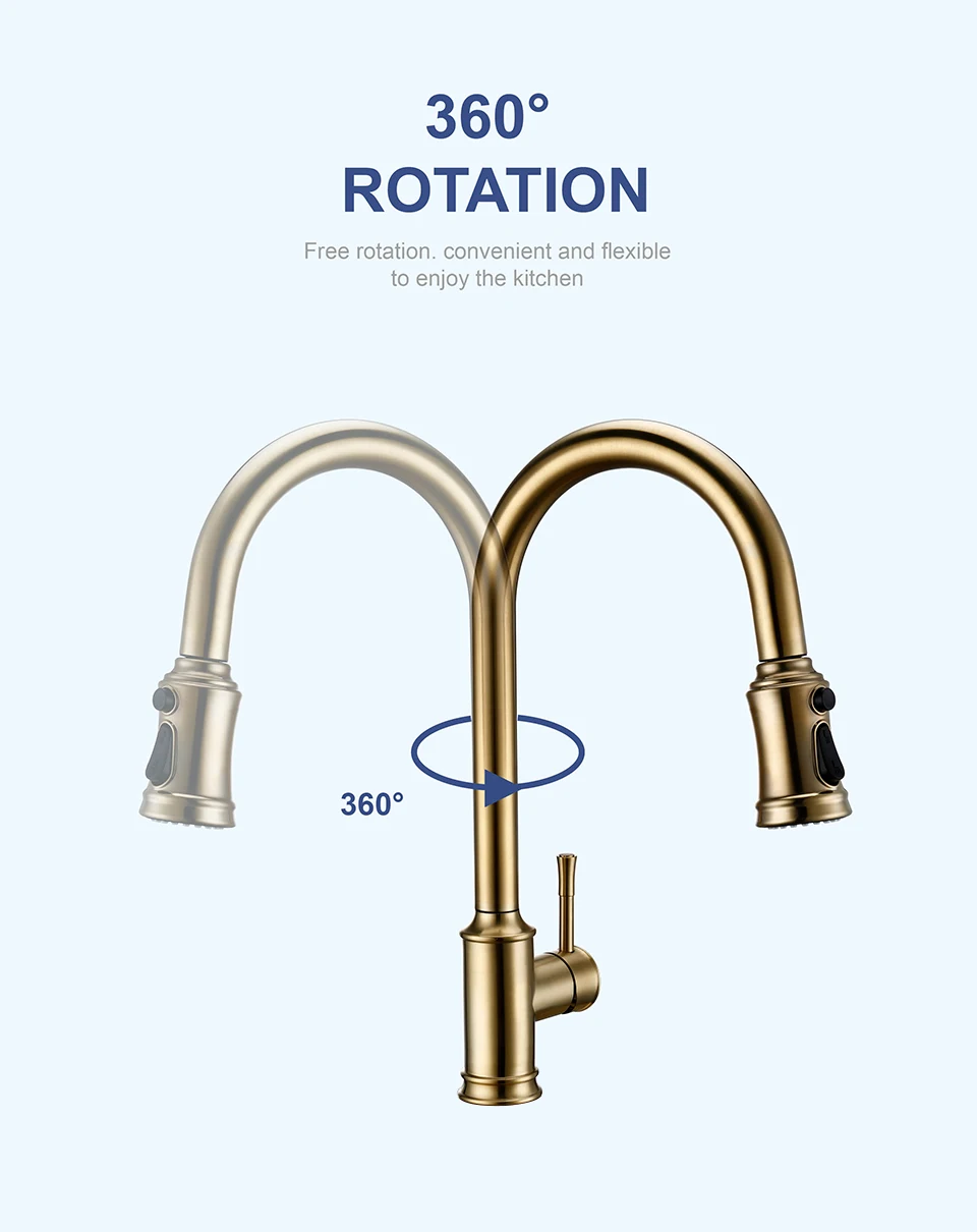 SmartFlow Touch-Control Kitchen Faucet - FaucetBazaar 1