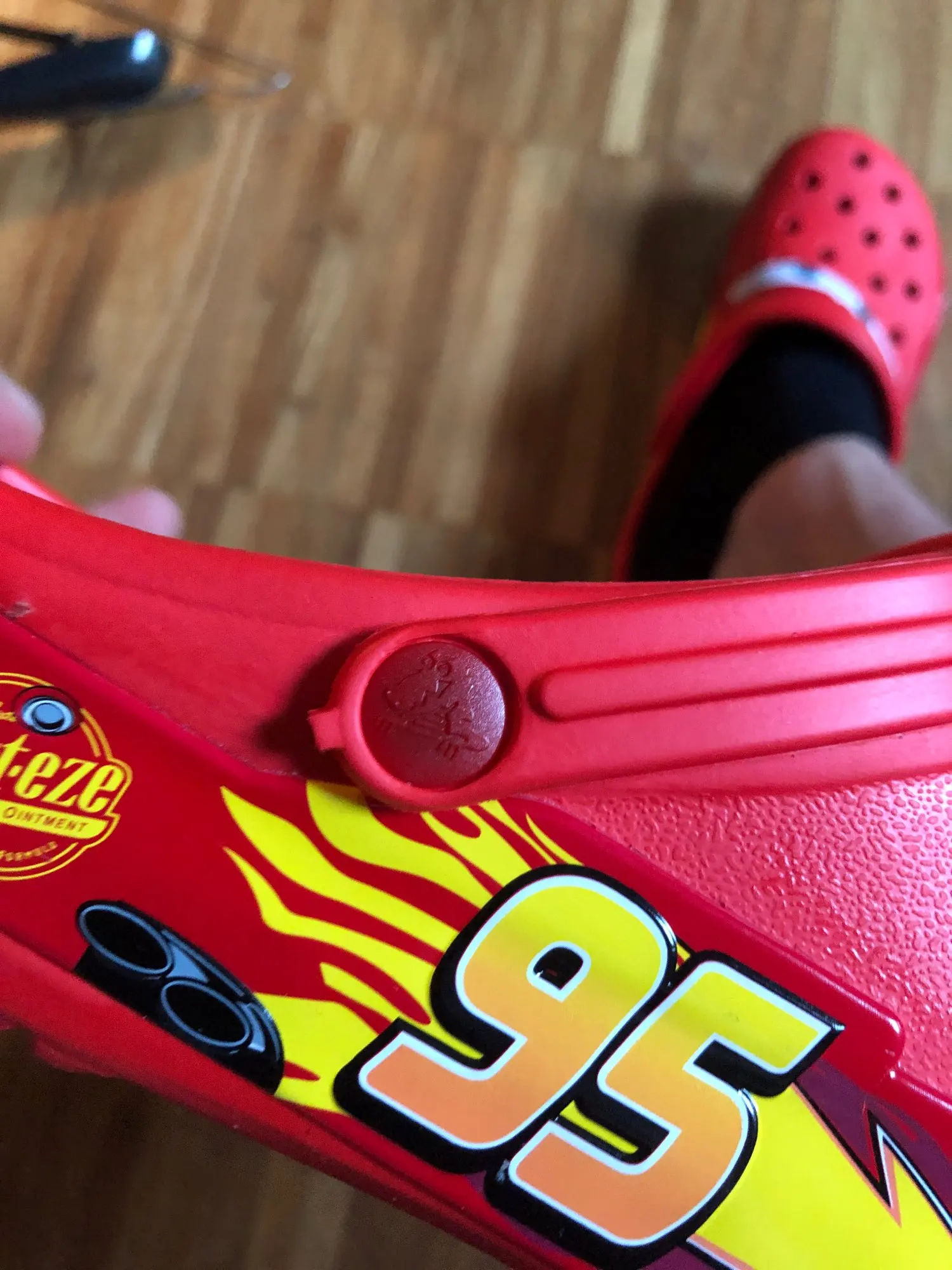 Lightning McQueen Crocs - UK Sizes