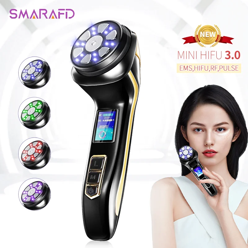 Mini Hifu Facial Rf Ultrasonic Knife Ems Microcurrent Skin Rejuvenation Moisturizing Wrinkle ...