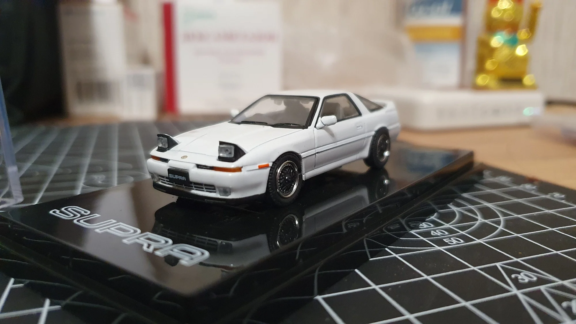 Hobby Japan 1/64 TOYOTA Supra RZ A80 with Engine Display Model ...